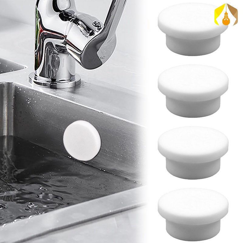 Round Overflow Ring Silicone Cap / Kitchen Sink Hole Water Saving Cover ...