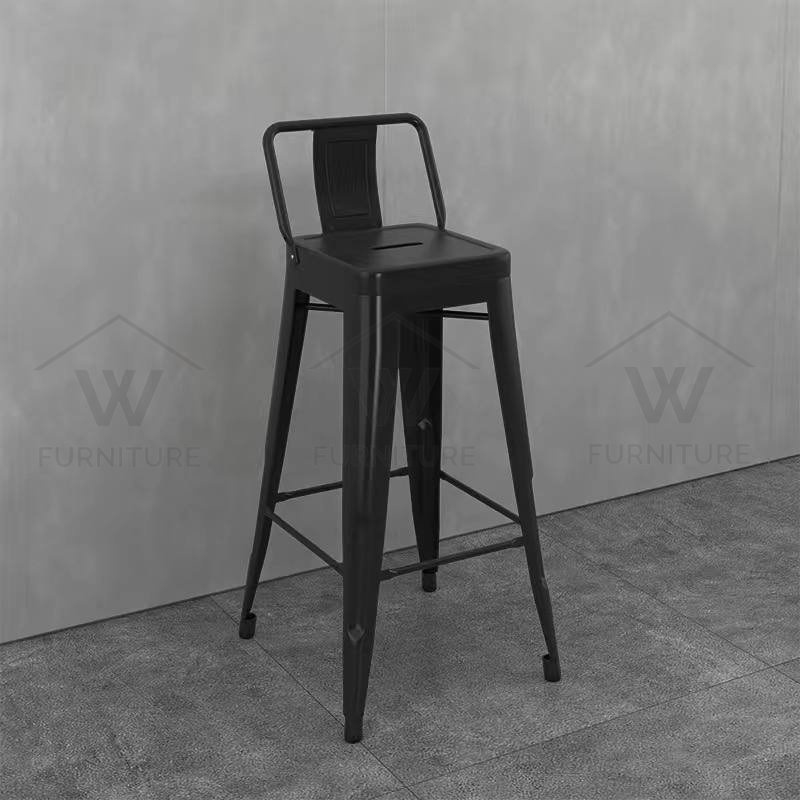 WFURNITURE 76CM Tolix High Bar Stool Cafe Chair Metal Dining Chair Bar ...