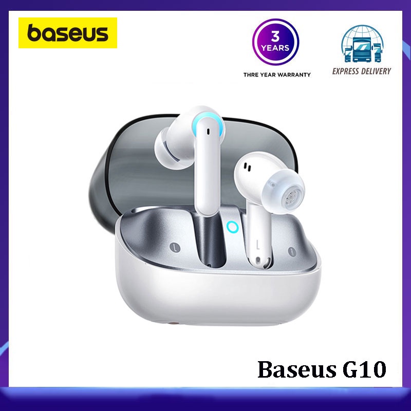 (New) Baseus G10 Gaming Wireless Earphone 25ms Low Latency A+C Dual ...