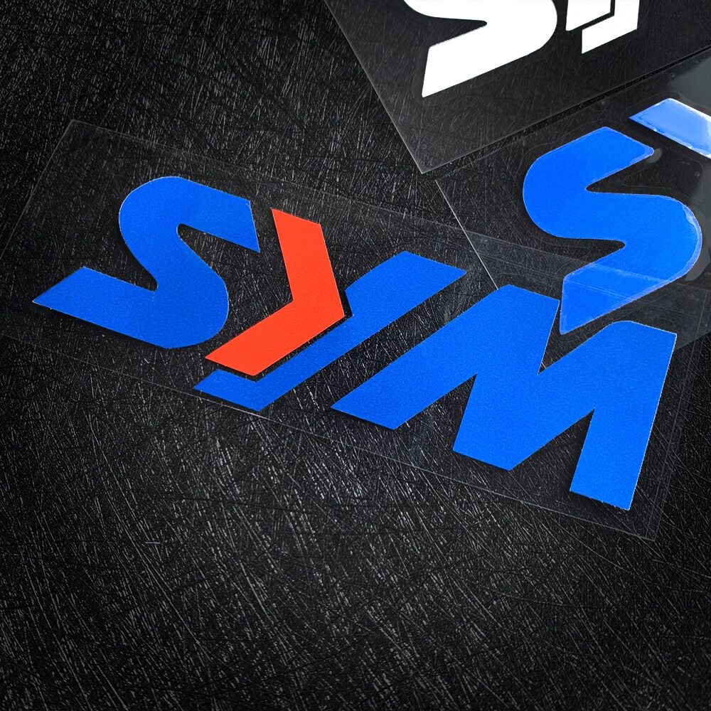 For SYM vf3i Motorcycle Reflective Stickers SYM Logo Emblem Motor Bike ...