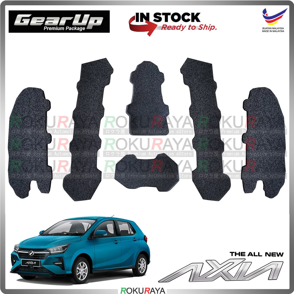 Perodua Axia 2023 2nd Gen GEAR UP Hood Insulator Front Bonnet Vibramat ...