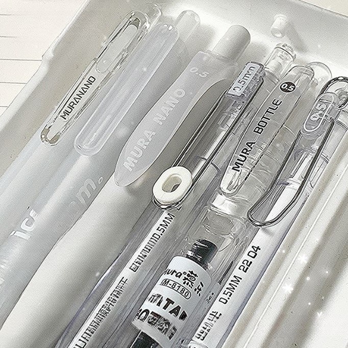 Falling Snow Silent Series Pen CS Nib 0.5mm Black Gel Pen Simple ...