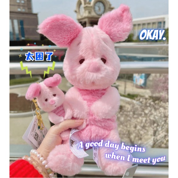 ️‍🔥现货 ️‍🔥Can't Wake Up Series Piglet Pig Doll 睡不醒皮杰猪 💓小猪皮杰🔥Winnie The ...