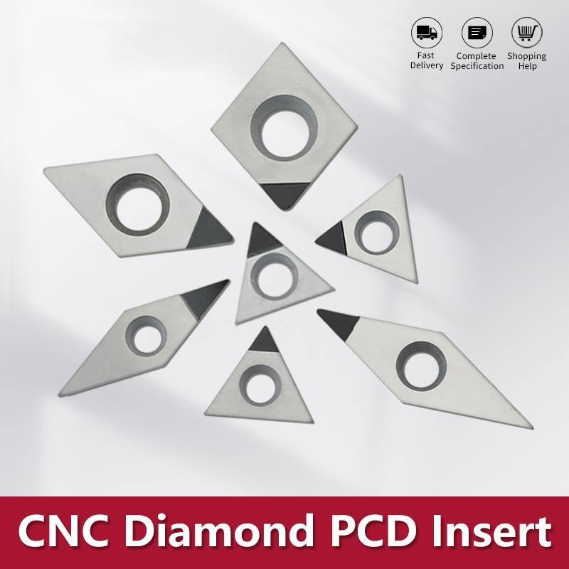 1pc Diamond PCD lathe inserts Turning Tool Single Side Indexable Carbide Insert WNMG TNMG TBGH ...