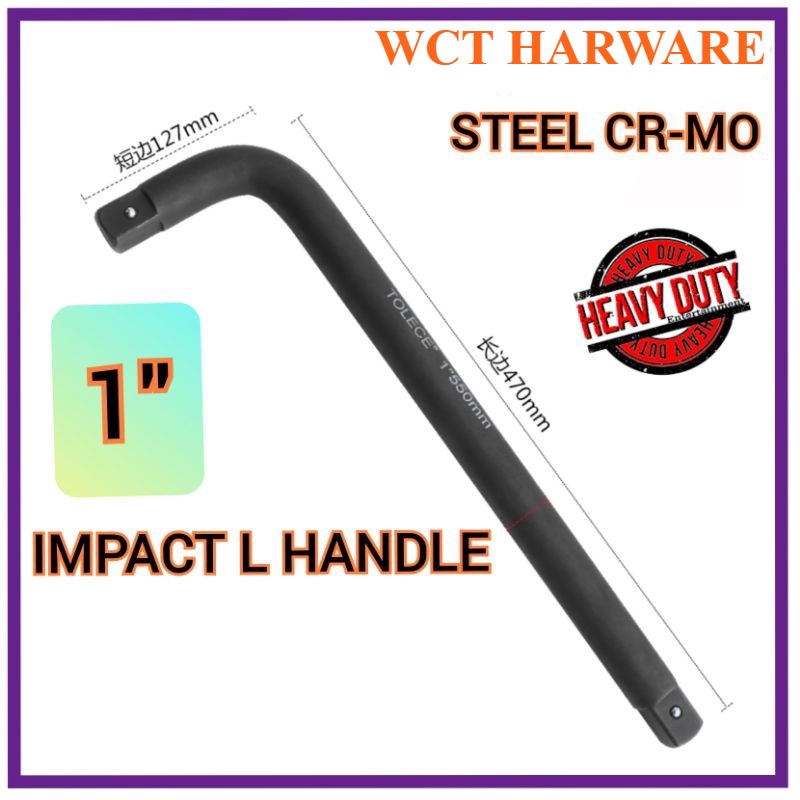 1" x 22" 550MM TOLECE IMPACT L HANDLE/IMPACT L BAR/IMPACT WRENCH ...