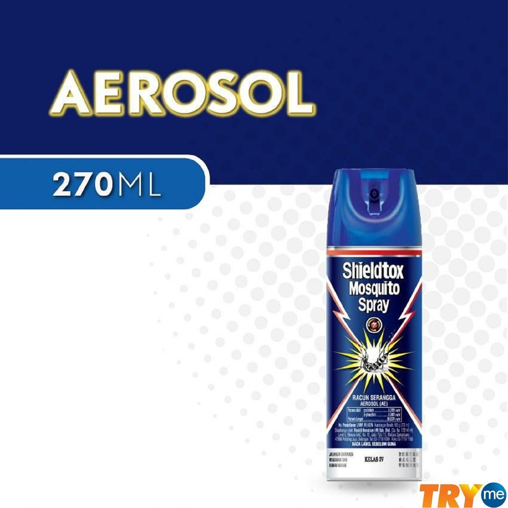 Shieldtox Mosquito Spray (270ml) | Shopee Malaysia