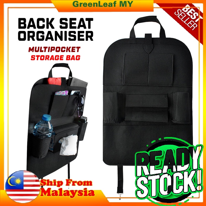 Back Seat Organizer Car Attachment/Accessory for All Cars + Bottle ...
