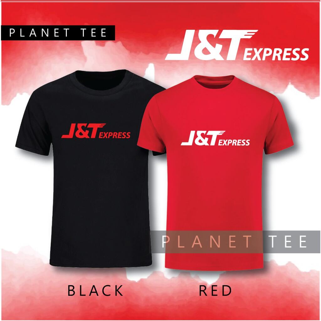 READY STOCK J T Express Rider Cotton Short Sleeve Black Red JNT T-Shirt ...