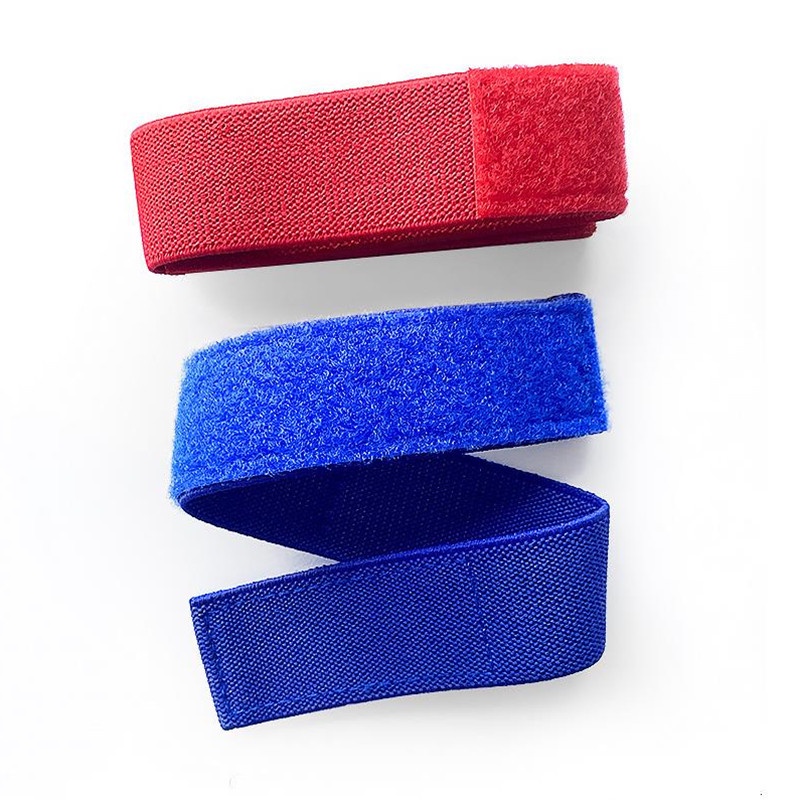 2Pcs Hemodialysis Elastic Tourniquet Red Blue Pressure Pulse Dialysis ...
