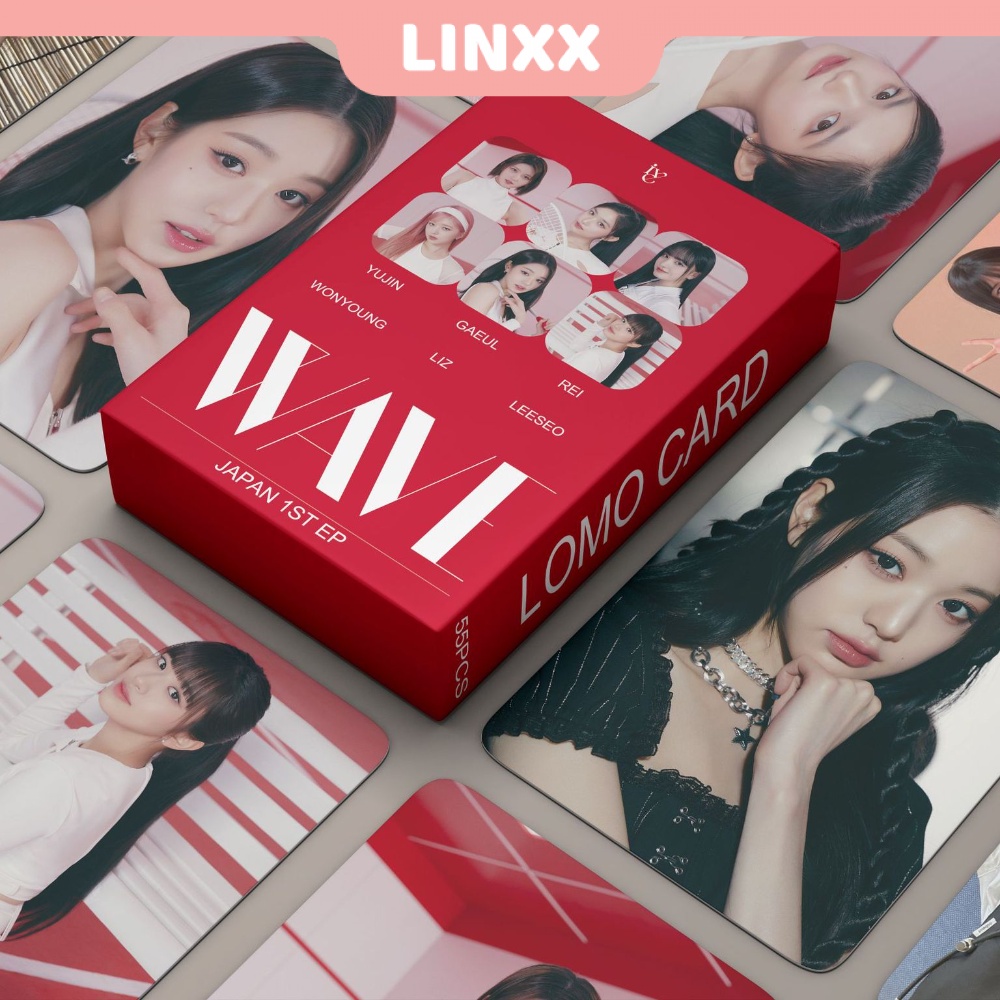LINXX 55 Pcs IVE WAVE Album Lomo Card Kpop Photocards Postcards Series ...