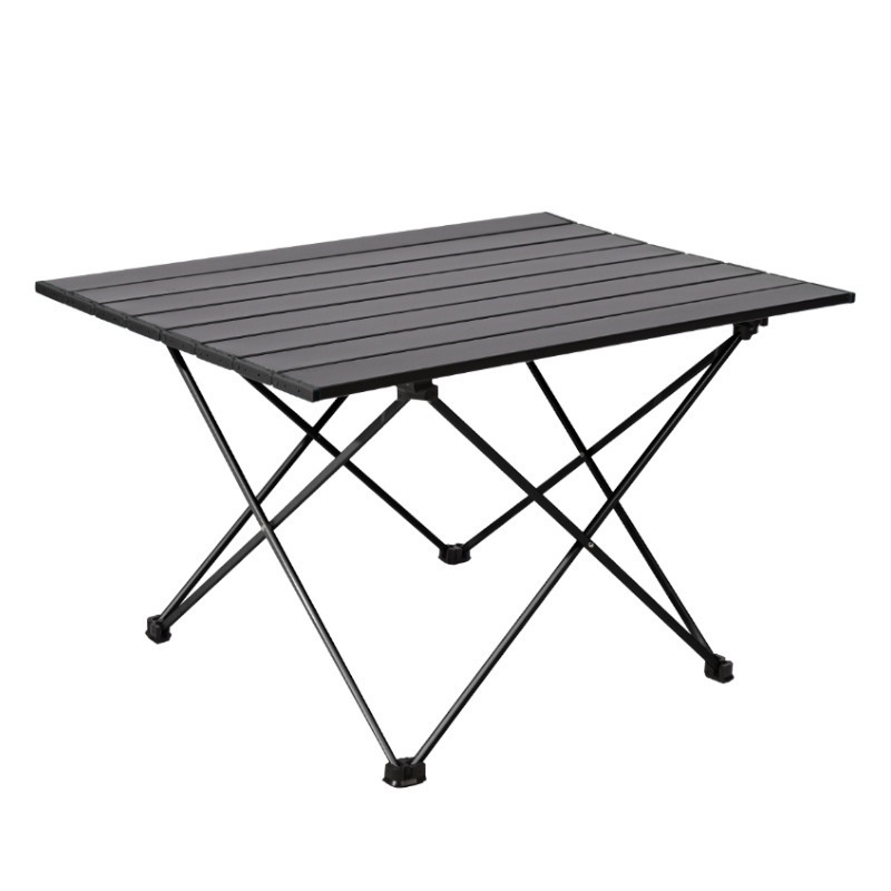 Black Campsite Table Outdoor Camping Table Portable Foldable Table ...