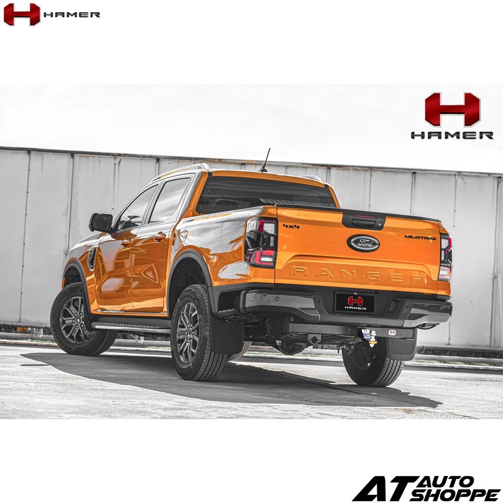 HAMER TOW HITCH BAR FOR FORD RANGER NEXT GEN 2023 T9 XL XLT XLT+ WILDTRAK TOWING TARIK TRAILER ...