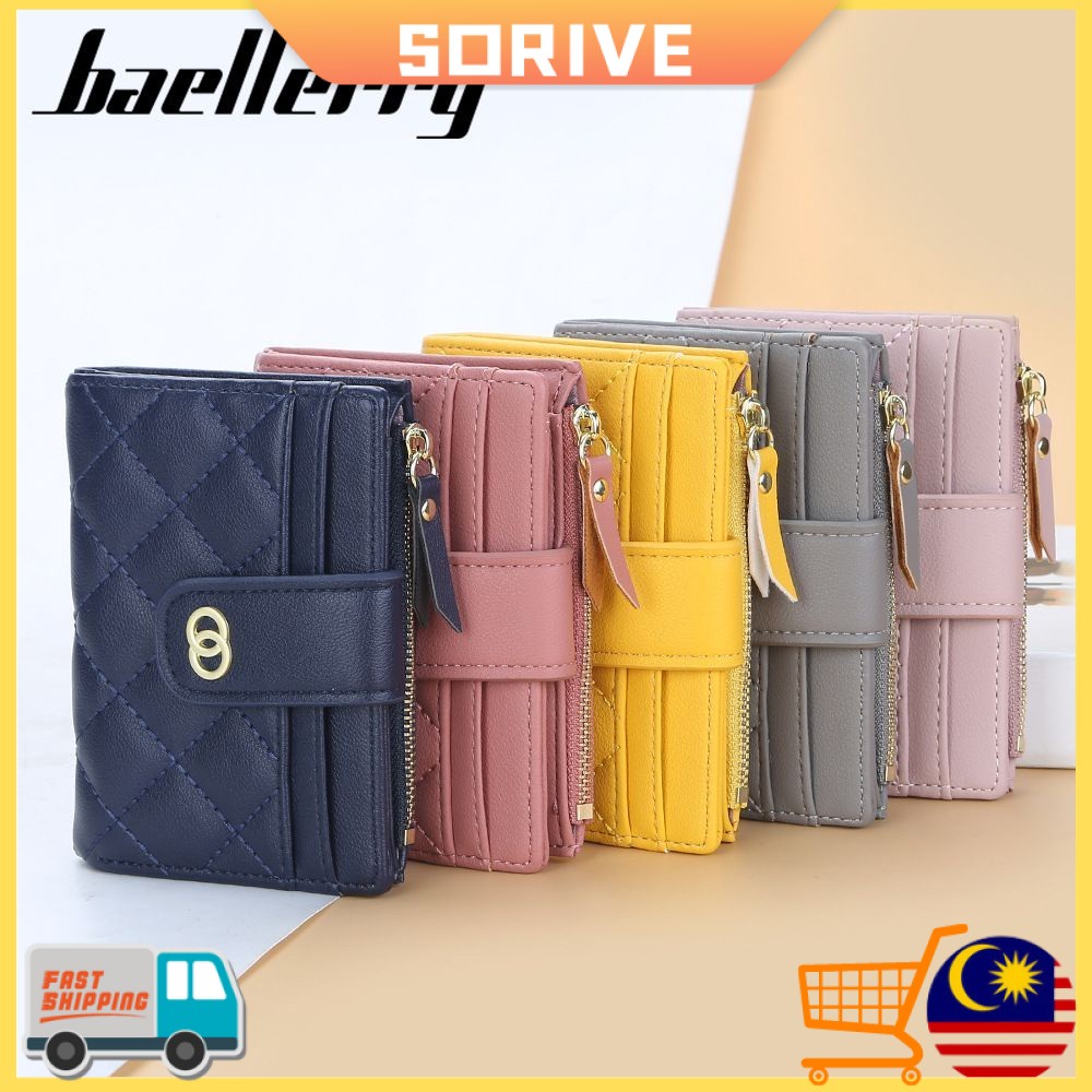 Korean Short Zip Purse Wallet Dompet Perempuan Murah Coin Beg Duit ...
