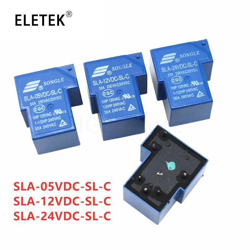 Power Relays SLA-05VDC-SL-C SLA-12VDC-SL-C SLA-24VDC-SL-C 5V 12V 24V ...