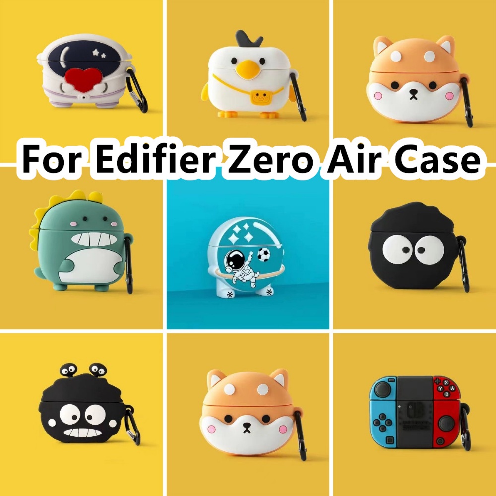 【imamura】 For Edifier Zero Air Case Simple Cartoon for Edifier Zero Air Casing Soft Earphone ...