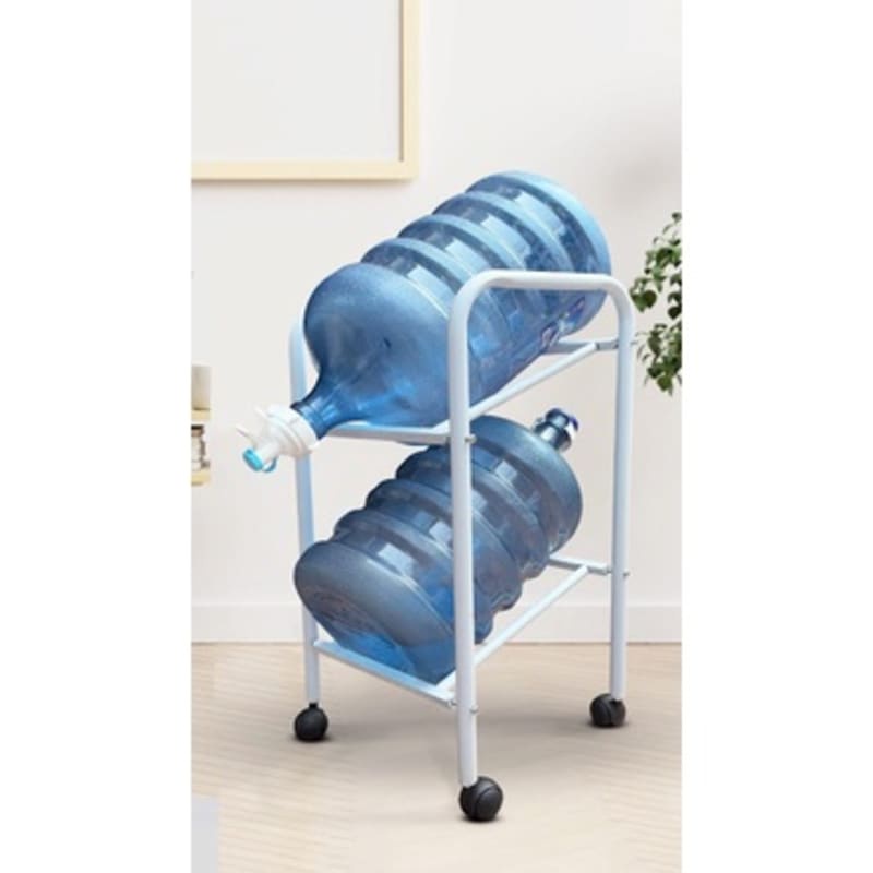 2 Tier Iron Gallon Rack Using Gallon Storage Wheels | Shopee Malaysia