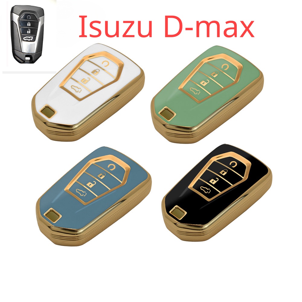 4 Buttons TPU Car Key Case Keychain For Isuzu X Series DMAX D-Max X ...