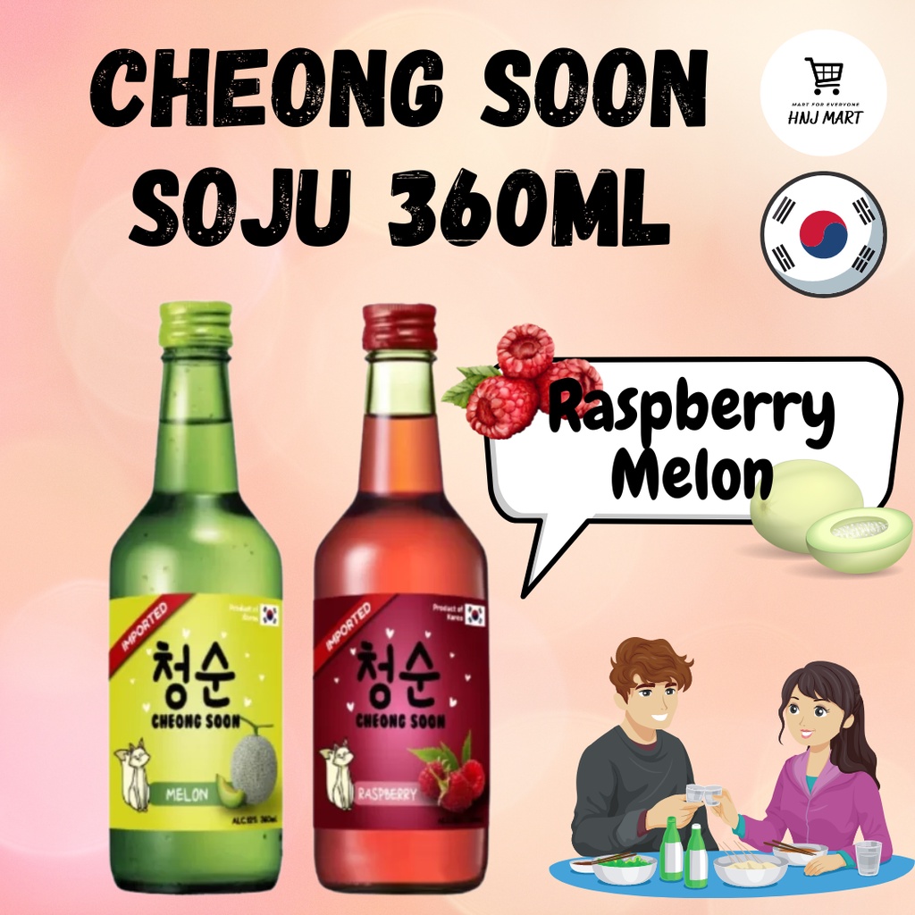 Cheong Soon Soju 360ml | Melon Soju | Raspberry Soju | Shopee Malaysia