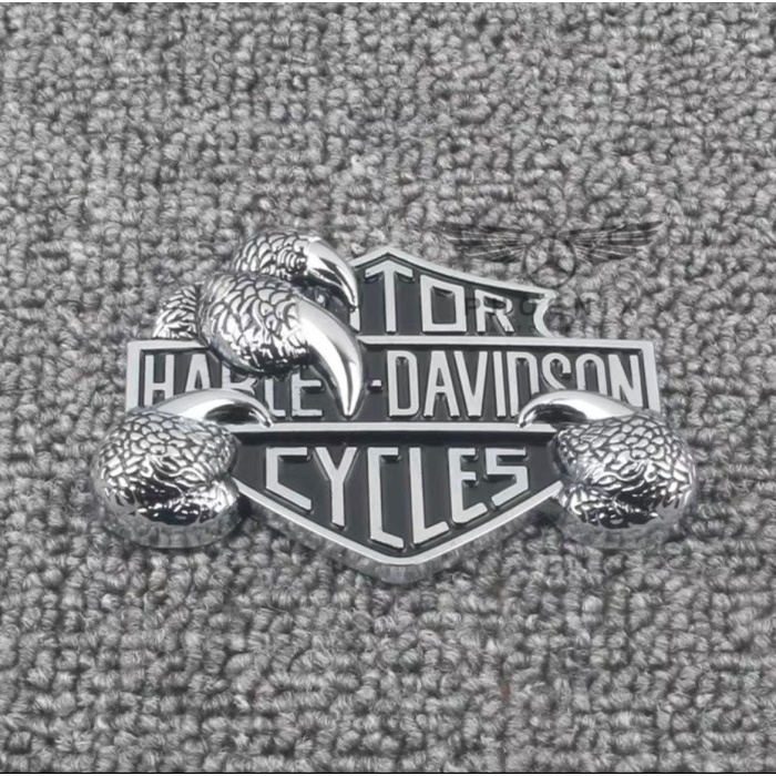 Harley Davidson New Edition 3D Metal Plate Motorcycles Emblem - Silver ...