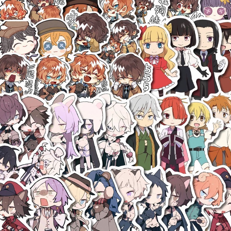 Bungo Stray Dogs Anime Sticker Dazai Osamu Ryunosuke Akutagawa Q ...