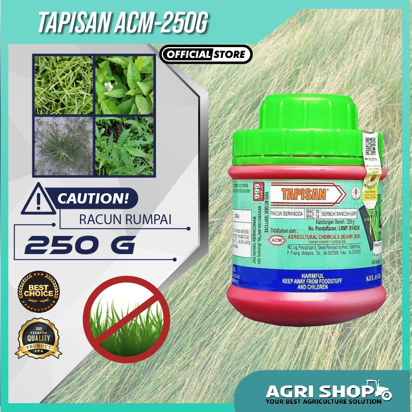 Agrishop 250G Tapisan ACM Racun Serangga / Racun Bena Perang /Racun Ulat | Shopee Malaysia