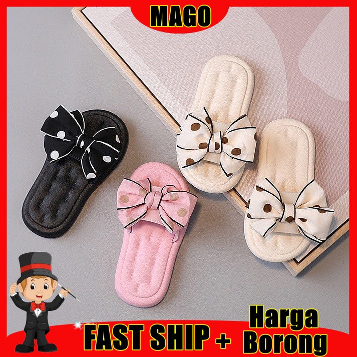 Mago Kids Girls Colourful Cute Ribbon Fashion Sandal Slipper Girls ...
