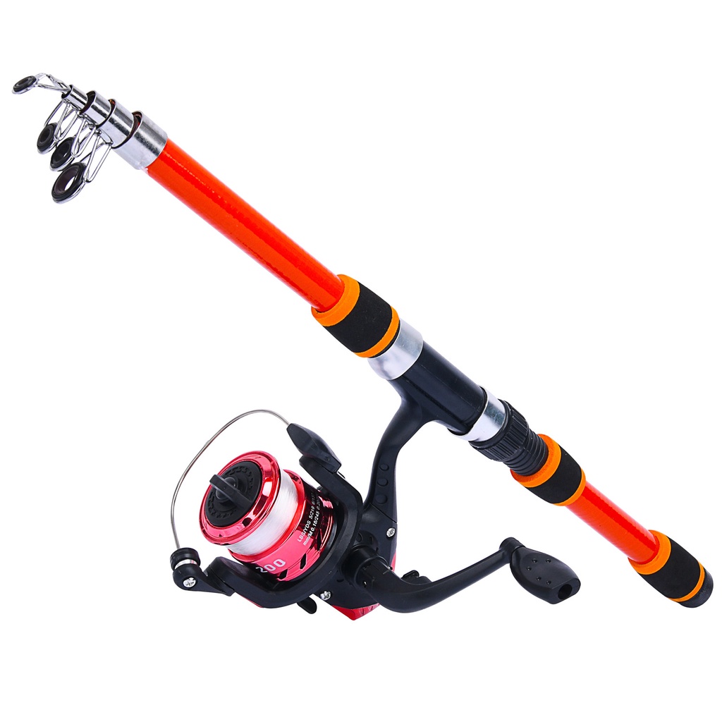 Malaysia Fishing Rod Combo Telescopic Portable Glass Fiber Fishing Rod ...