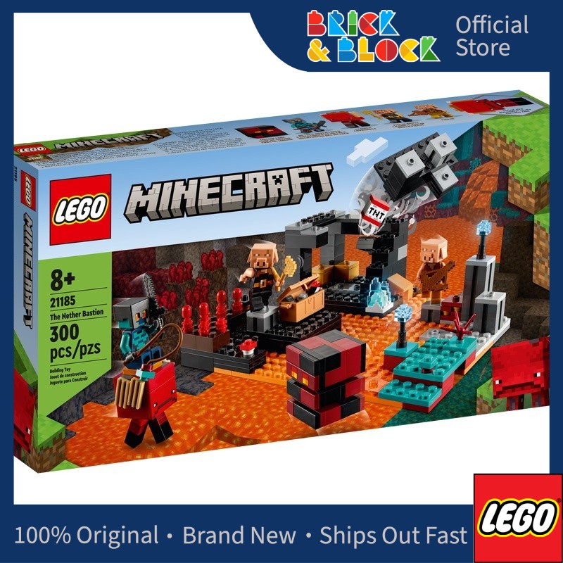 LEGO 21185 The Nether Bastion | LEGO Minecraft | Shopee Malaysia