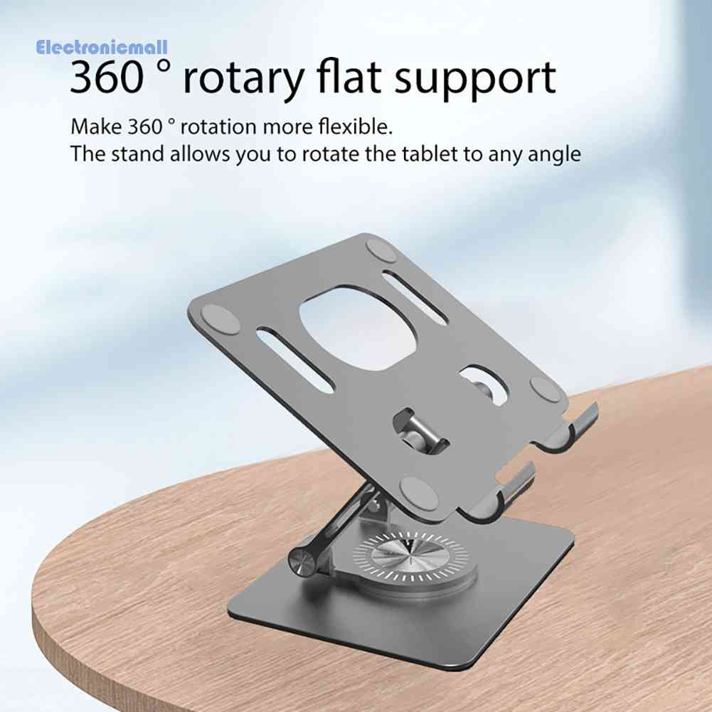 For 4.7-12 inch Tablet Riser 360 Rotating Hollowed Foldable Mobile ...
