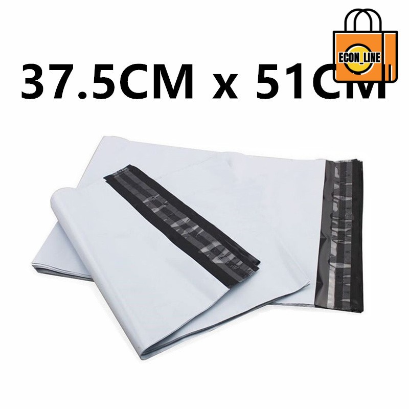 XL size 100pcs poslaju courier parcel flyer black plastic bag pack ...