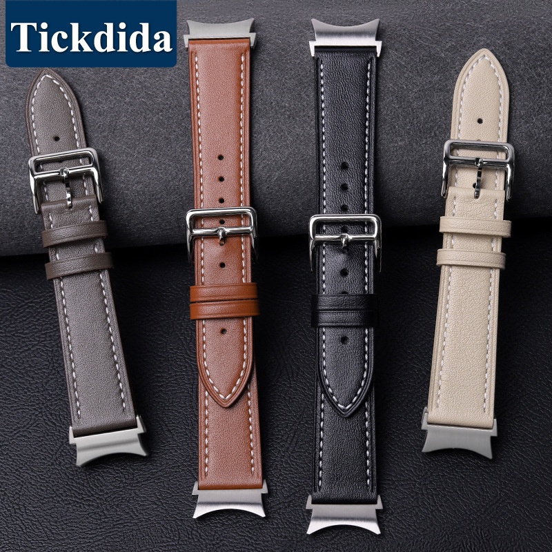 Genuine Leather Band for Samsung Galaxy Watch 6 Classic 47mm 43mm 44mm ...