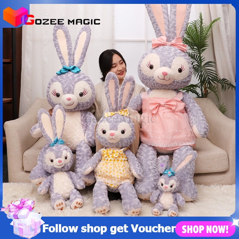 90CM Disney Stella Lou Duffy Friends Bear Doll Lolita Rabbit Plush Toys ...