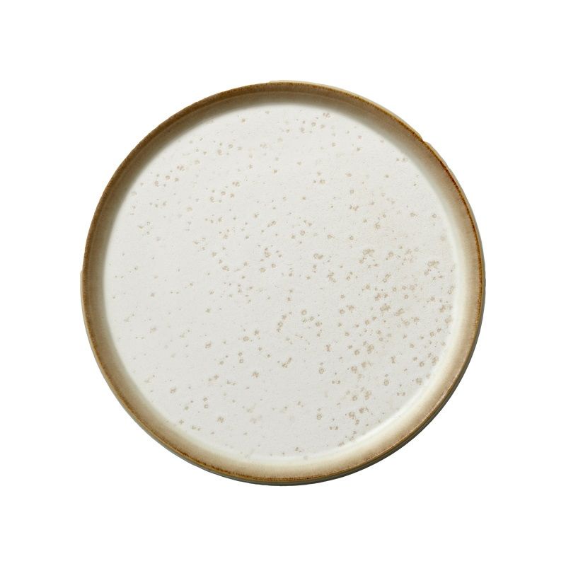Denmark Bitz Glazed Ceramic Dinner Plate/Cream Brown/21x21cm eslite ...
