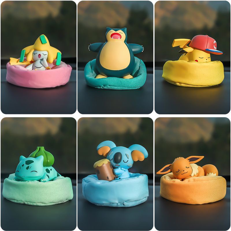 Anime Pokemon Starry Dream Serie Figures Pikachu Bulbasaur Snorlax ...