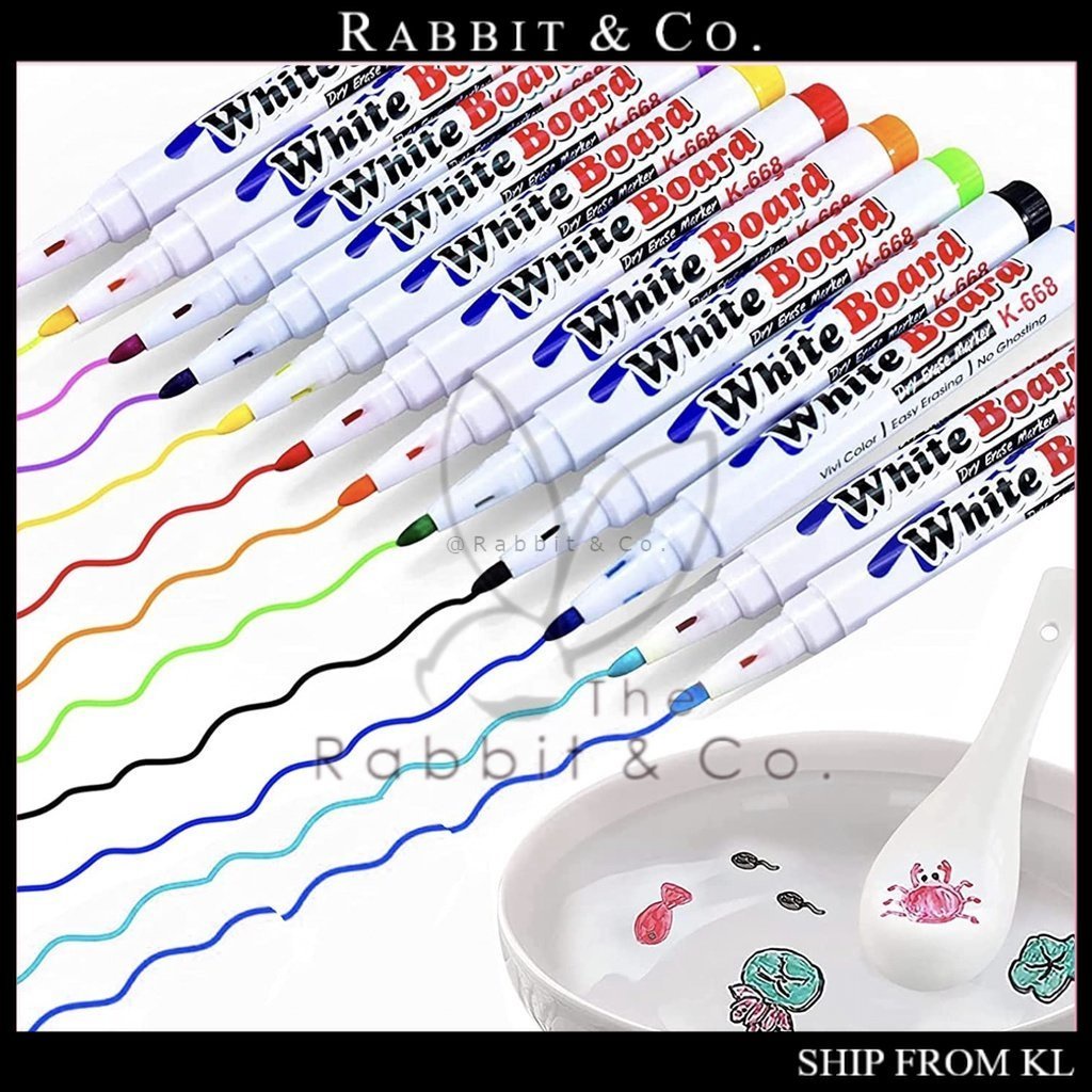 R&C 12PCS Floating Magical Water Painting Doodle Whiteboard Pen ...