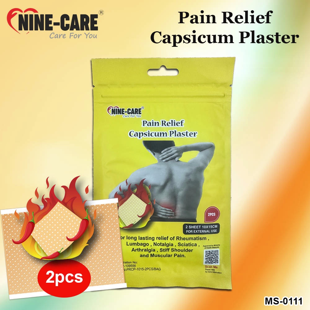 [CERIA99]NINE-CARE Pain Relief Hot Capsicum Plaster Pain Relief Patch ...