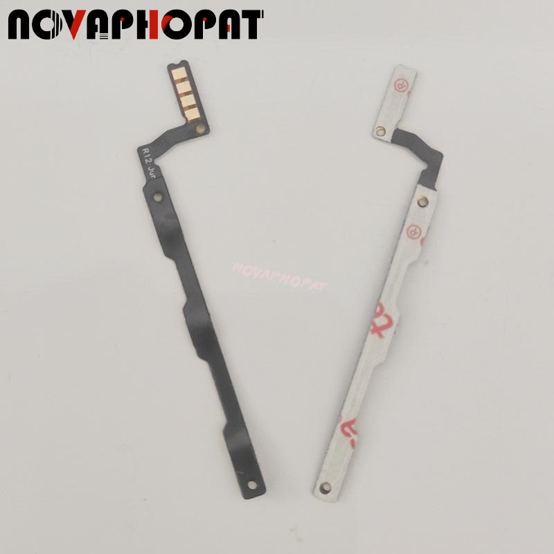 Novaphopat For Tecno Spark 8C KG5k KG5j Power On Off Volume Up Down Ribbon Power Button Flex ...