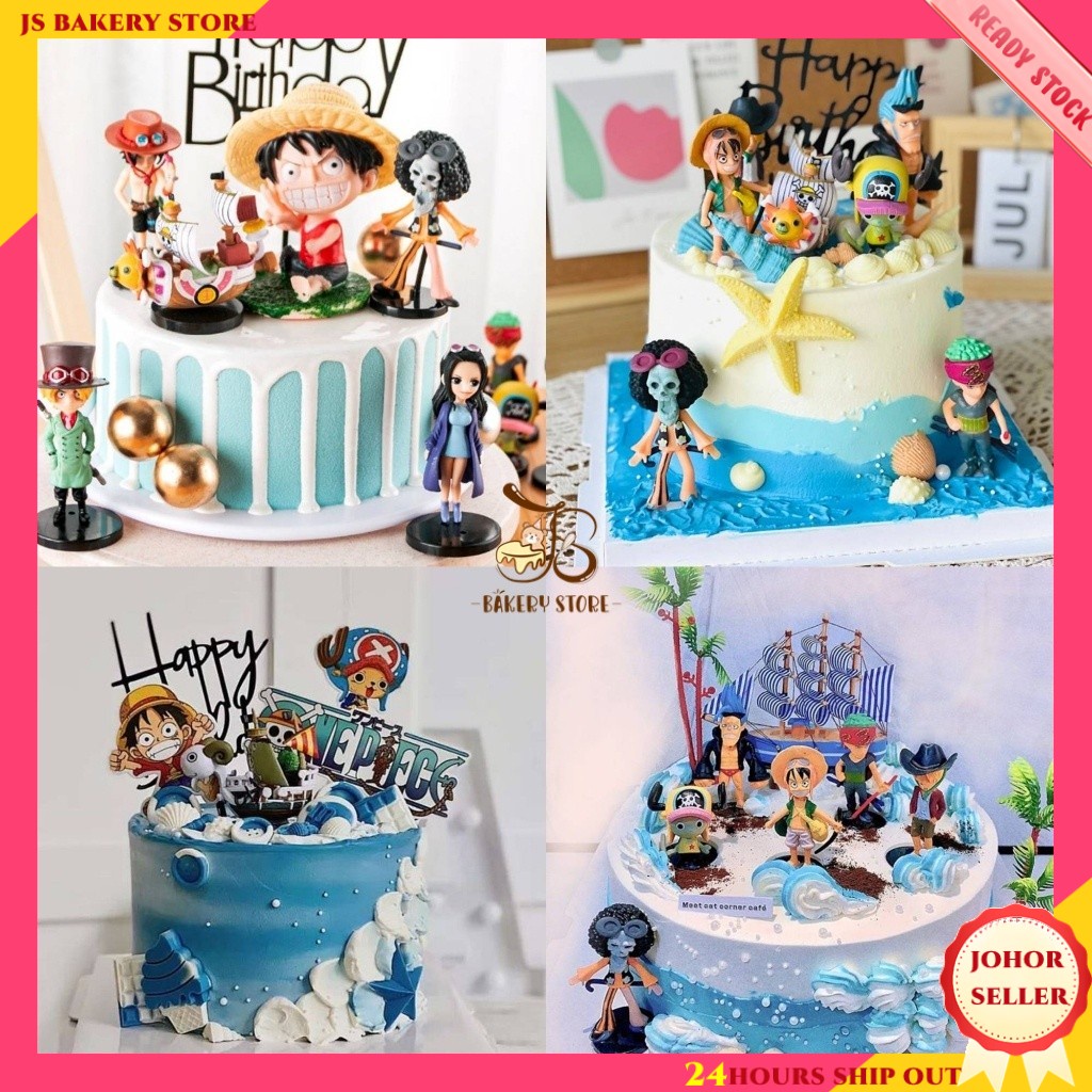 【JS Bakery Store】One Piece Luffy Cake Topper 海贼王路飞蛋糕装饰 | Shopee Malaysia