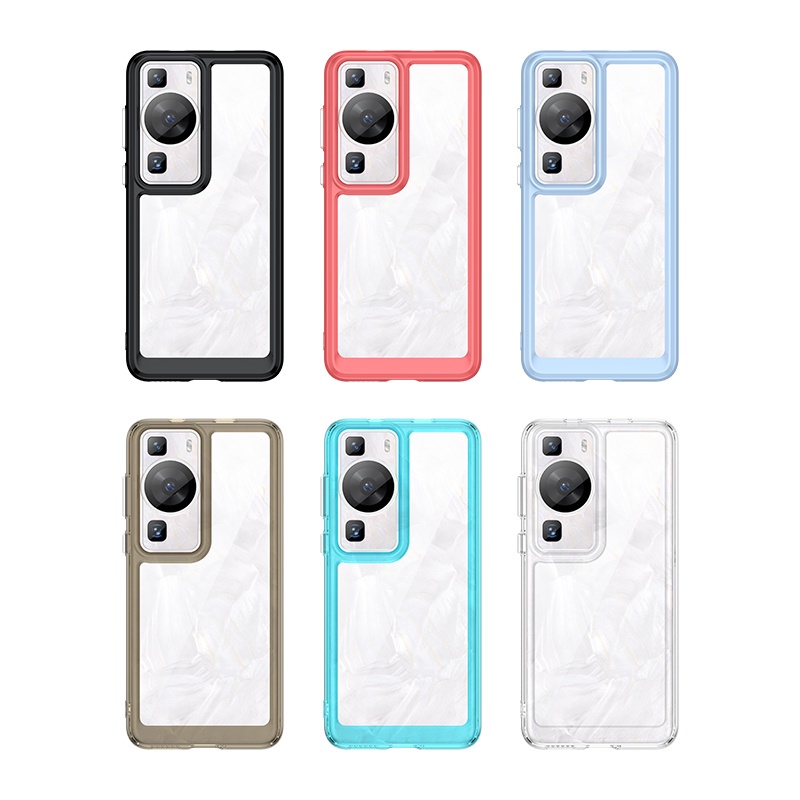 For Huawei P60 Pro 2023 p60pro Case Cover Shockproof Bumper Transparent ...
