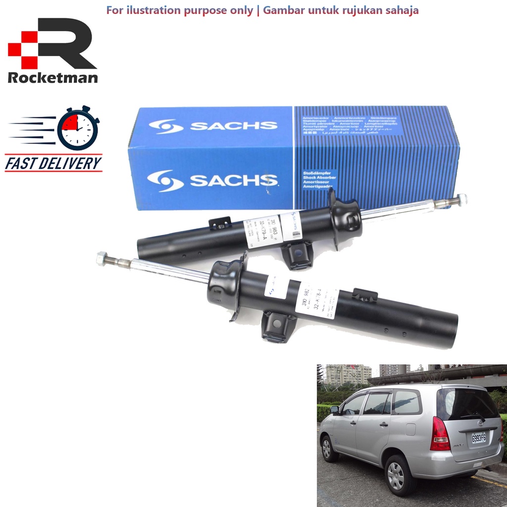 SACHS SHOCK ABSORBER TOYOTA INNOVA TGN40 2004-2015 (2PCS) | Shopee Malaysia