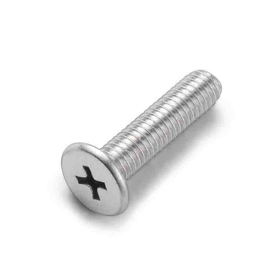 [Quick Shipment-] 304 Stainless Steel Phillips Large Flat Head Screw Flat Head Screw CM Computer ...