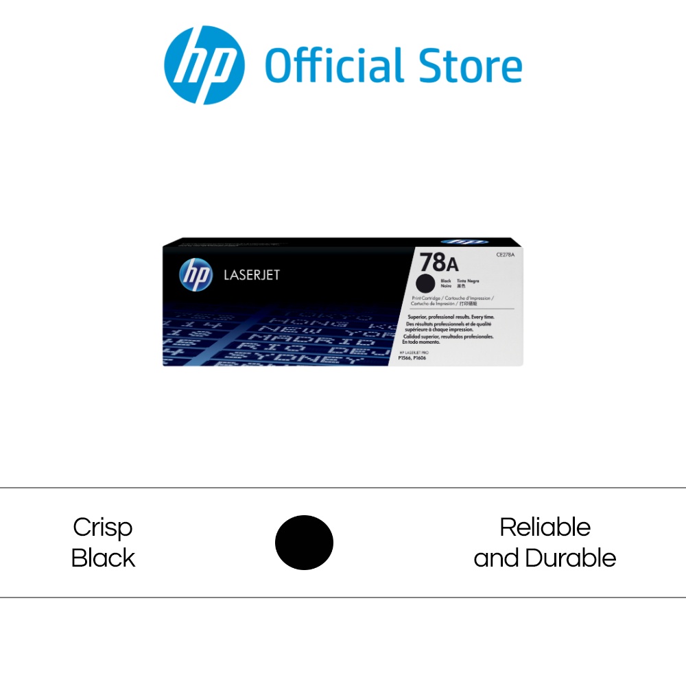 HP 78A Black Original LaserJet Toner Cartridge [FREE DELIVERY] | Shopee ...