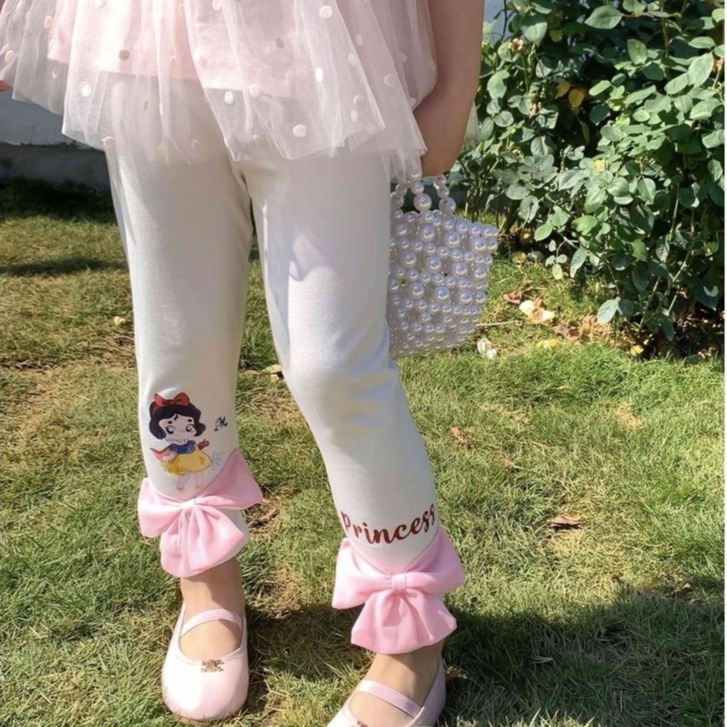 2Y-6Y princess leggings with ribbon my melody snow white Cinderella ...