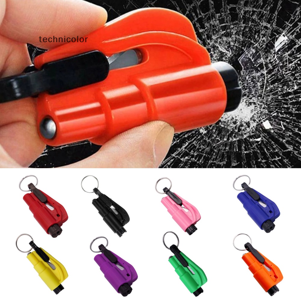 TCMY 3 In 1 Seatbelt Cutter and Window Breaker Emergency Keychain Car ...