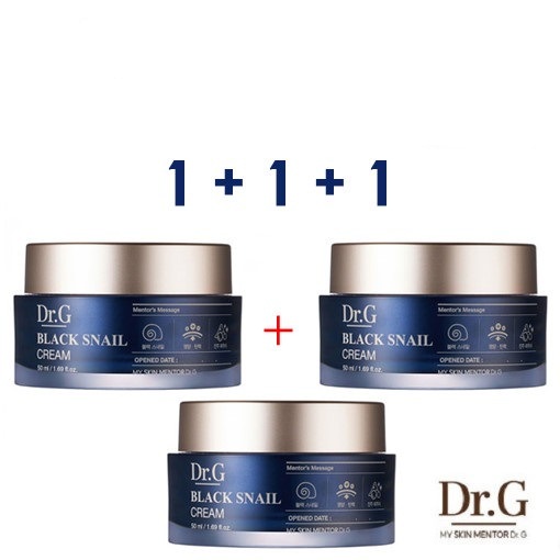 [1+1+1] Dr.G Black Snail Cream 50mL /Drg | Shopee Malaysia