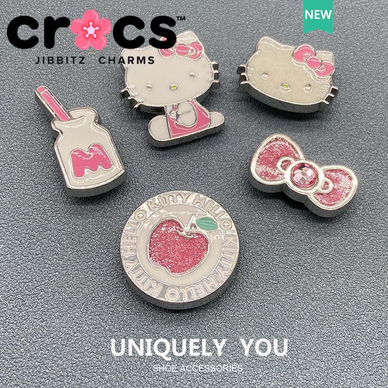 jibbitz cross hello kitty Metal Shoe Buckle Hole Accessories 2024 New ...