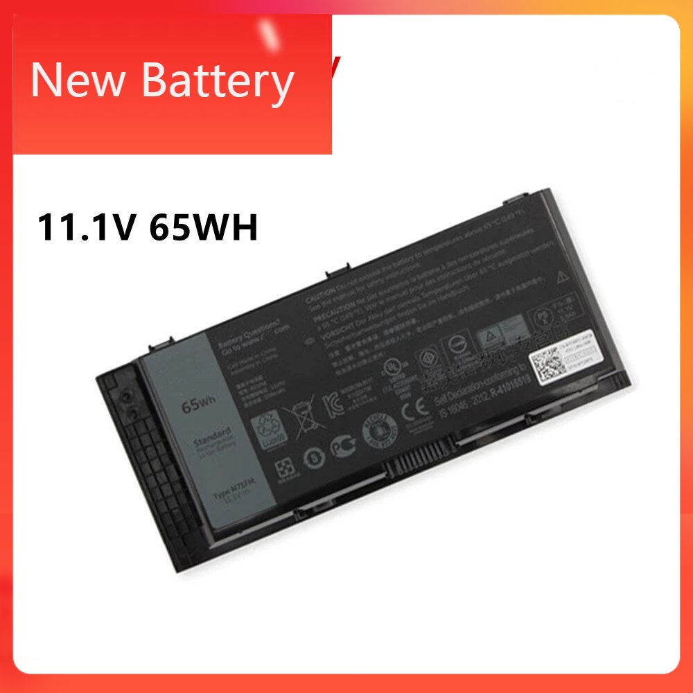 Laptop Battery N71FM For DELL Precision FV993 R7PND PG6RC FJJ4W M6600 ...