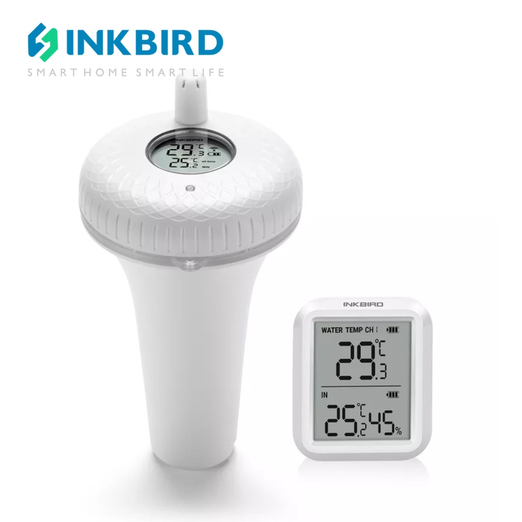 INKBIRD IBS-P01R Wireless Pool Thermometer Meter Floating Outdoor ...