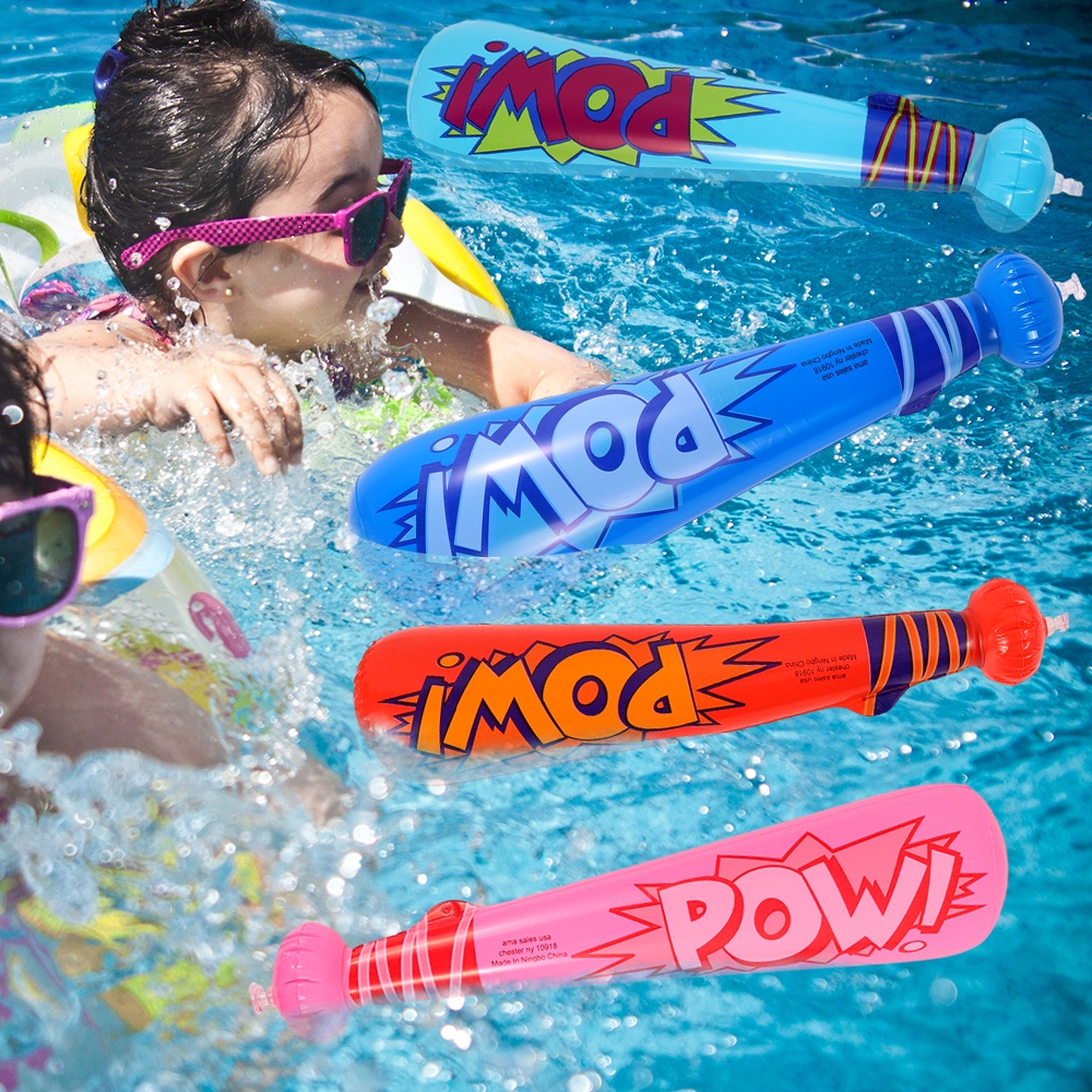 Colorful PVC inflatable Stick Hammer Toy / Kids Swimming Game Balloon ...
