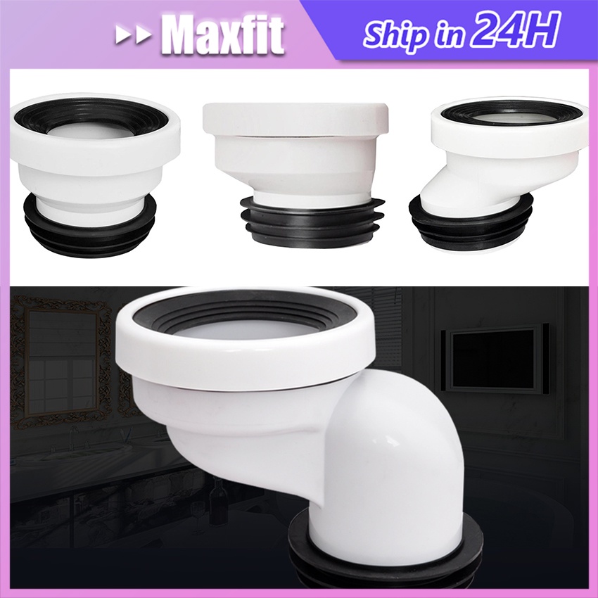 Toilet Offset Flange Connector Pipe Connector Seal Gasket Gasket/Seat ...